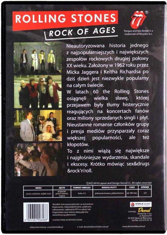 Rock of Ages: Rolling Stones [DVD] (Dvd) | Dvd's | bol