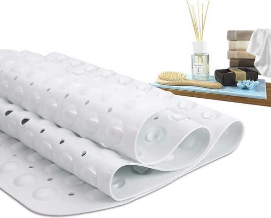 Lange badmatten 100 x 40 cm badmat bad anti-slip anti-schimmel rubber ...