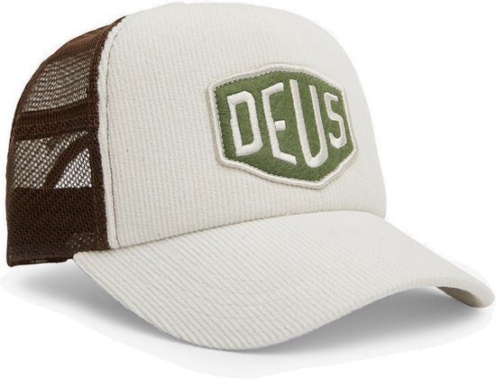 DEUS Shield Cord Trucker cap - White | bol