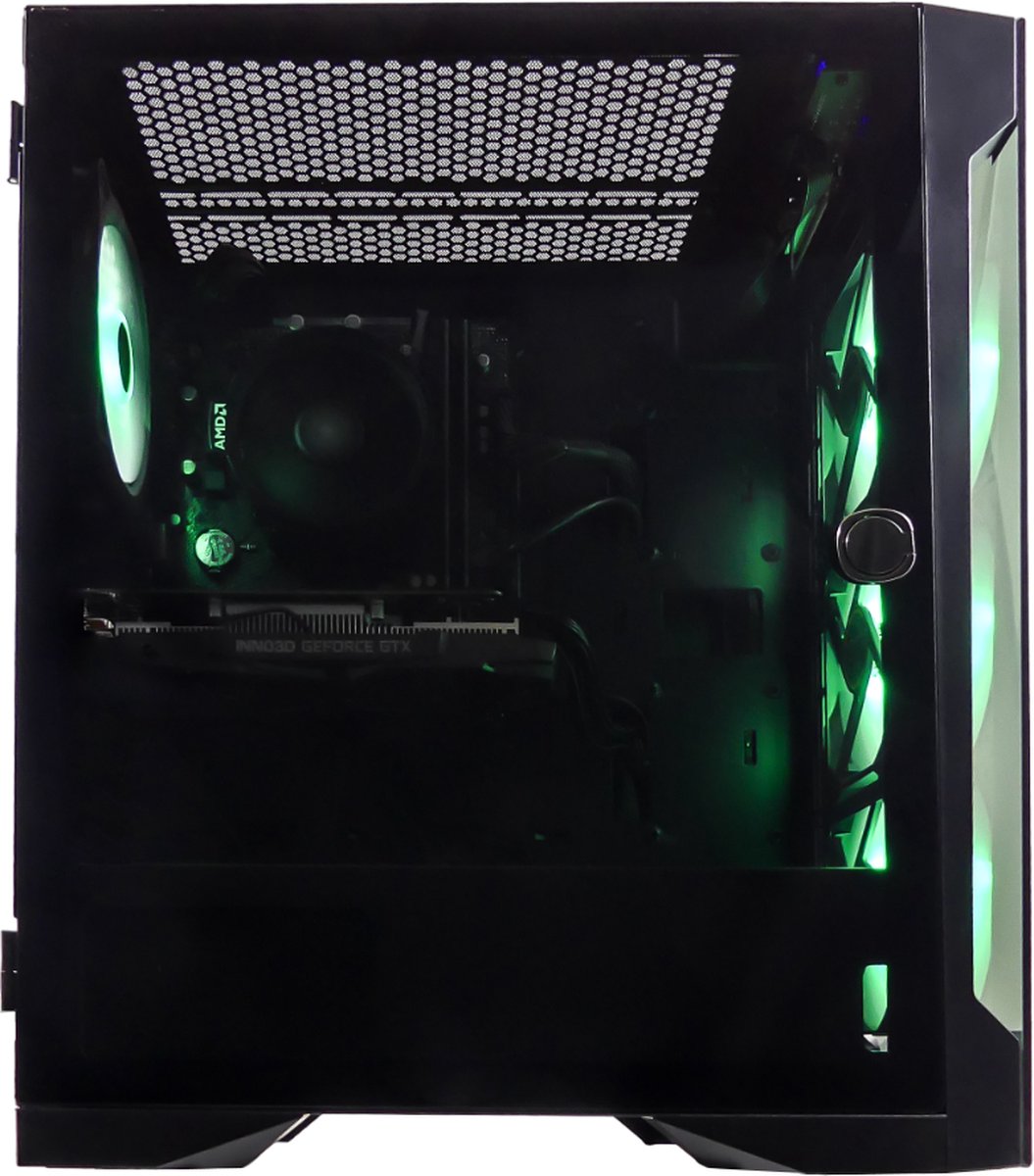 Intel i5 6-Core Allround RGB Game PC met Magneetdeur - GTX 1650 - 16GB ...