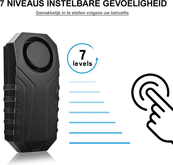 Bolture Fietsalarm Met Afstandsbediening - Fiets Alarm - Scooter Alarm ...