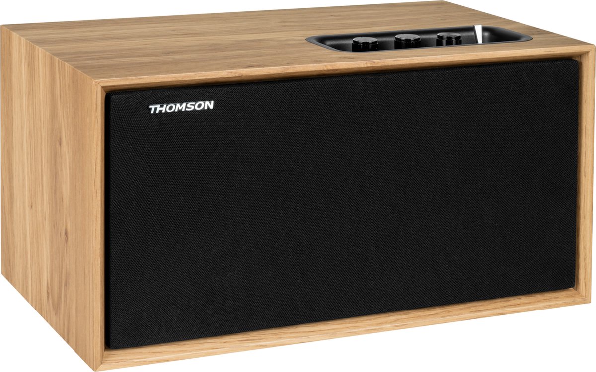 Thomson WS502 - Compacte Multimedia Speaker - Hout | bol