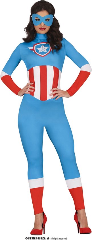 Guirca - Captain America Kostuum - Superheld Captain Sea Star - Vrouw ...