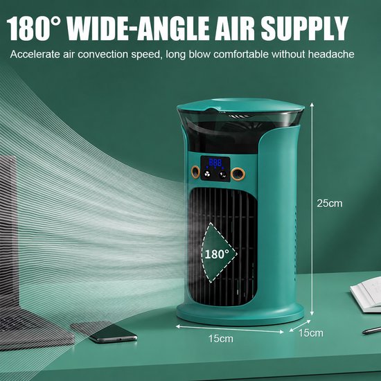 Mini Draagbare Airco - Luchtkoeler Kleine Airconditioner - Stille ...