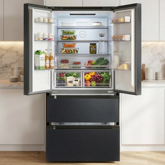 Heinner HCFD-M516INVHDXE++ French Door Amerikaanse Koelkast – 516 L ...