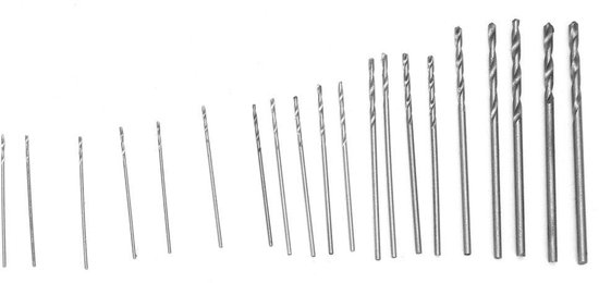 Allecto - Mini Micro Boor Set - 20 Stuks - Ideaal voor Houtbewerking en ...