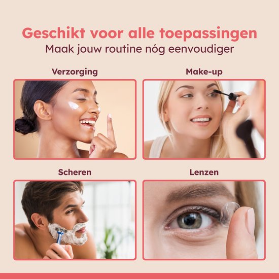 Fraay® Make Up Spiegel met LED Verlichting - 10x Vergroting ...