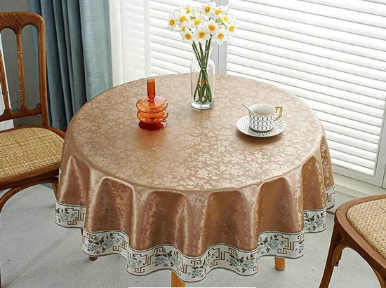 Ronde Placemats - Tafelkleed Bladeren - Tafel Decoratie - PU Kunststof ...