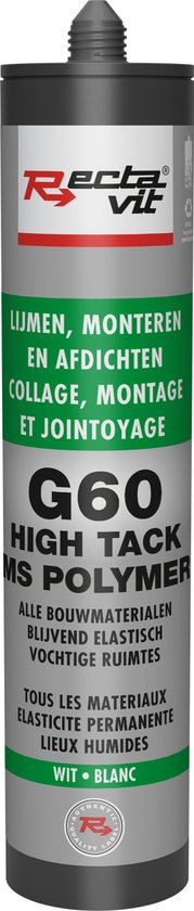 Rectavit G60 High Tack 290ml Wit | bol