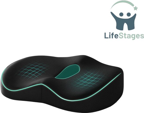 LifeStages - Stuitkussen - Donutkussen tegen Stuitpijn - Aambeienkussen ...