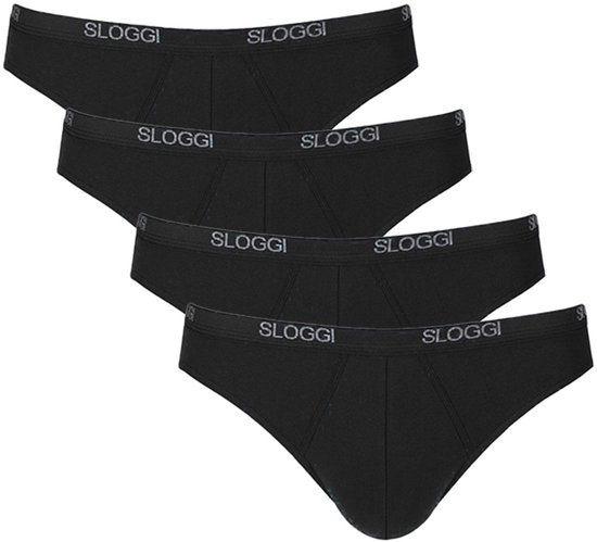 Sloggi men Basic Mini zwart 4-pack = 3+1 gratis | bol