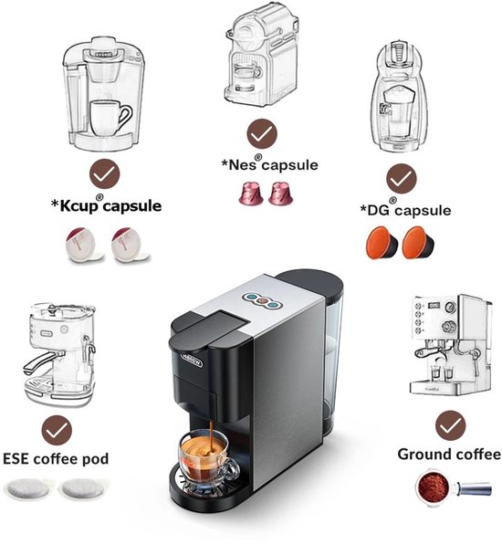 Koffiezetapparaat - Koffiecupmachine - Koffiemachines - Koffie apparaat ...