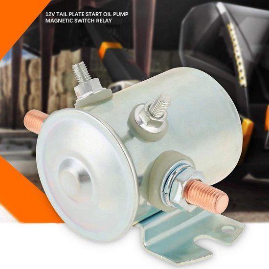 12V 200A Start Relais Staartplaat Start Oliepomp Magnetische Normaal ...