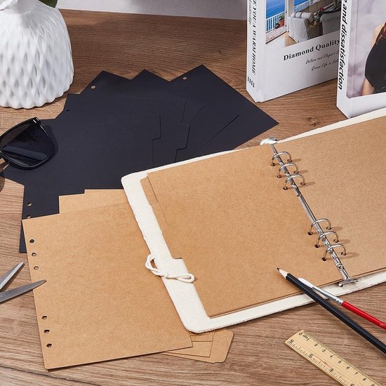 30 vellen 5 tabbladen in 2 kleuren & 5 index tabbladen voor schrift met ...