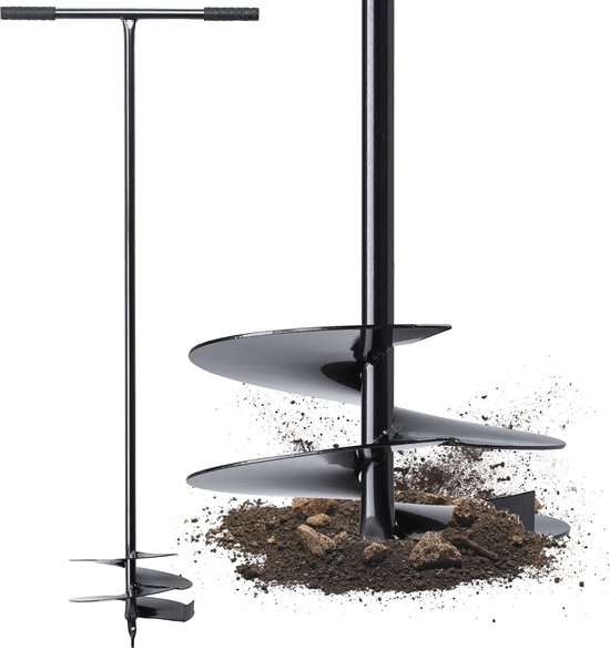 Metaal Handboor - Grondboor voor Tuin en Planten, 250 mm | bol