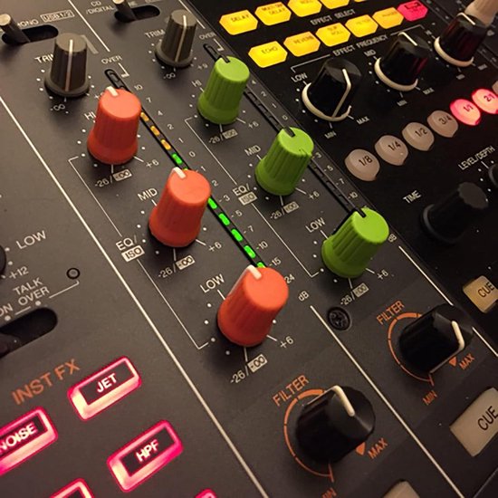 5Pcs EQ Rotary Knop Vervanging Potentiometer Knop Push Rod Cap Voor ...