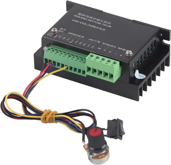 BLDC Controller DC48V-500W WS55-220 Brushless Spindle Motor Drive CNC ...