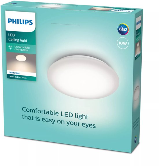 Philips Moire Plafondlamp - LED verlichting - Helder wit licht: 3000K ...