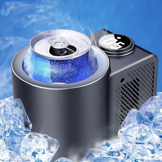 12v Ice Bucket Cooling Cup Fast Cooling Drink Cooler Draagbare koelkast ...