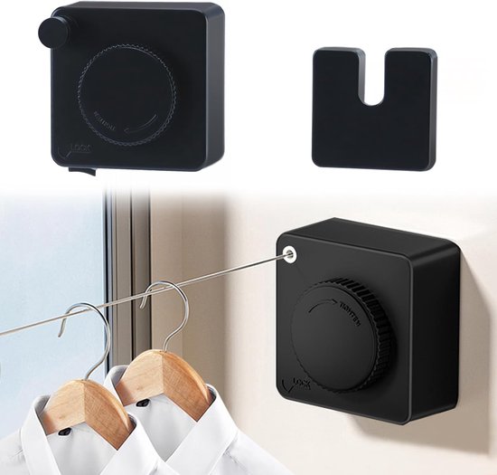 Waslijn Uittrekbaar - Wanddroogrek - Wasdraad | bol