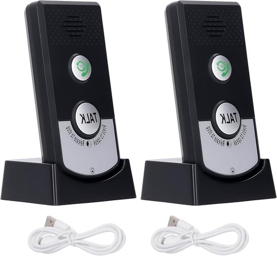 - 2-Way Wireless Voice Intercom System- Waterproof Intercom System with ...