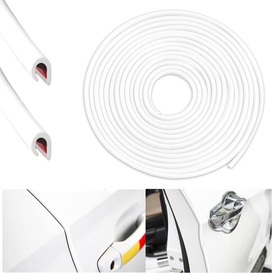 Rubberen autodeur beschermingsstrip - 10 meter - zelfklevend ...