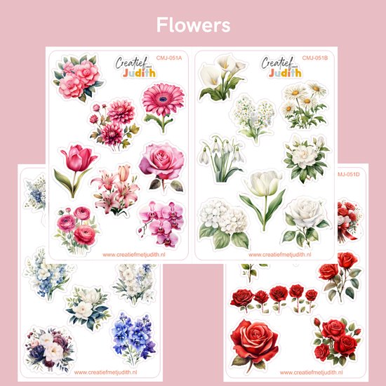 Bullet Journal Stickers - Planner Agenda Stickers - bloemen stickers ...