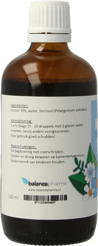 Balance Pharma Pelargonium sidoides tincturen 100 ml | bol