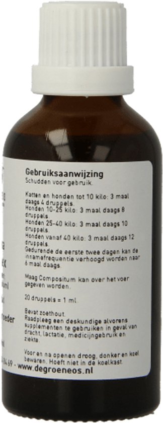 De Groene Os Mentha Complex Hond / Kat 50 ML | bol