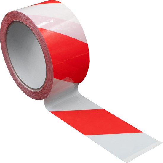 Markeringstape rood wit plakband - Waarschuwingstape ...