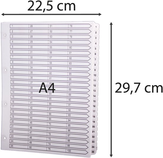 Exacompta MWD1-100Z 2x Intercal.carte blanc | bol