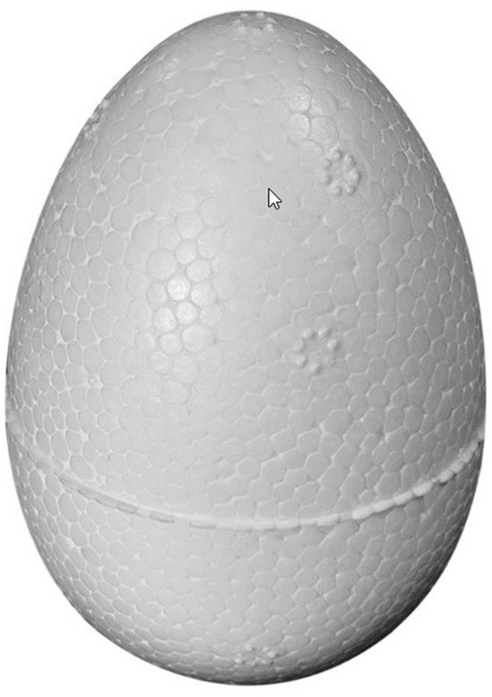 Hobby piepschuim vorm ei - 10x - 10 cm - eieren knutsel vormen ...