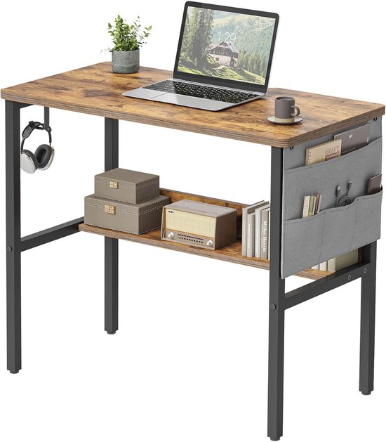 Bureau 80 x 40 cm - Stabiele Computertafel voor Thuis en Kantoor ...