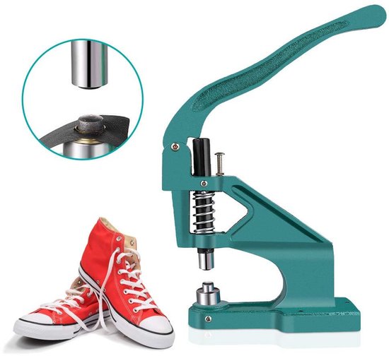 Oogje Machine Oogje Punch Handmatige Rek Persmachine met 3 Matrijzen en ...