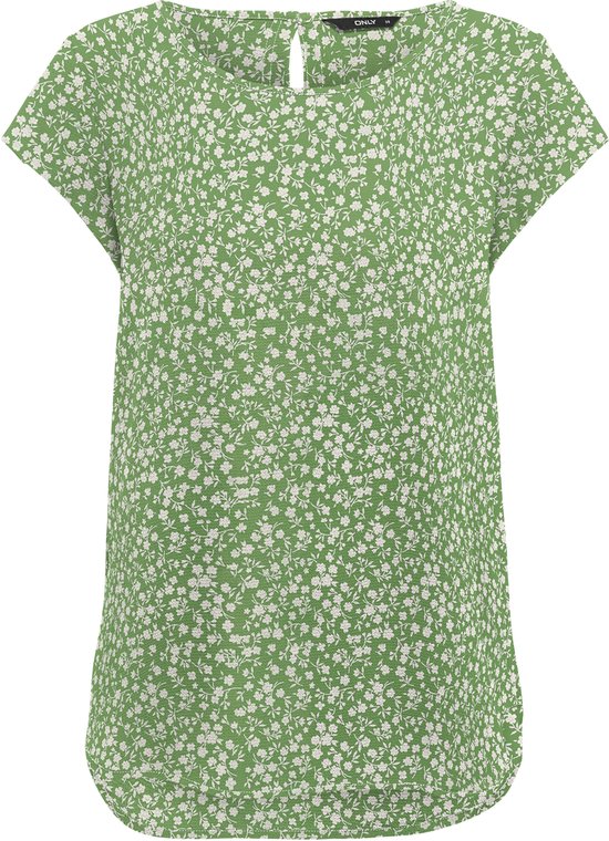 ONLY - ONLNOVA LIFE VIS S/S TOP WVN - Dames - Blouses | bol