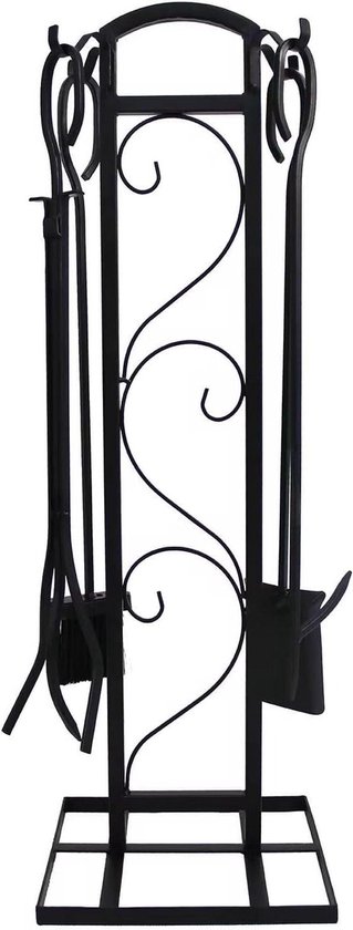 5-delige open haard gereedschap set - 73 cm modern smeedijzeren design ...