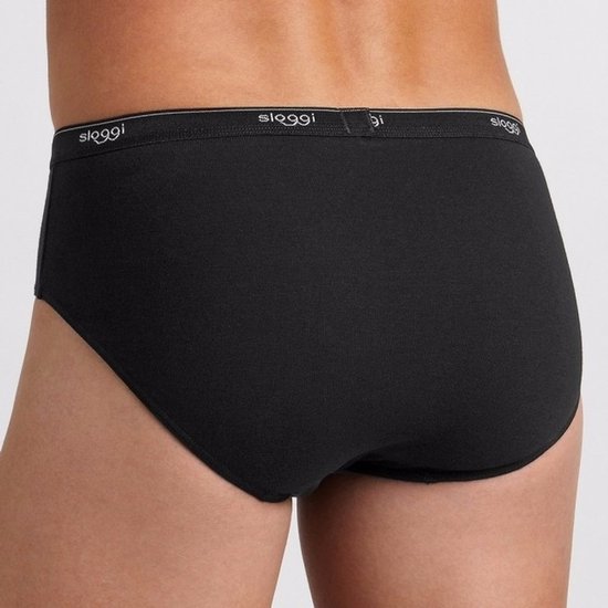 3x Sloggi basic midi heren slip zwart L | bol