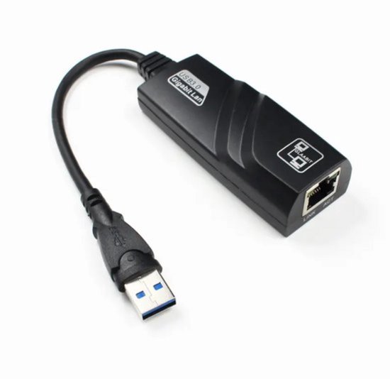 USB 3.0 Gigabit Ethernet Adapter - RJ45/Internet/LAN - Geschikt Voor ...