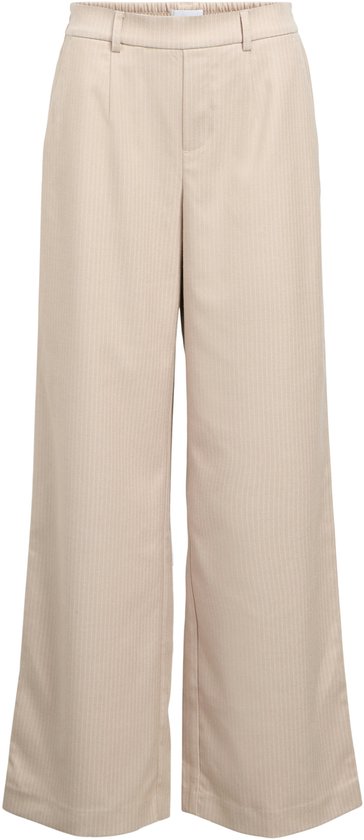 Object Broek Objlisa Wide Pant Aop Noos 23040544 Sandshell/cloud Dancer ...