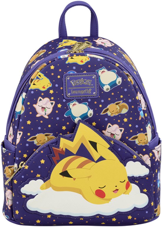 Pokémon Loungefly Mini Rugzak Sleeping Pikachu and Friends | bol