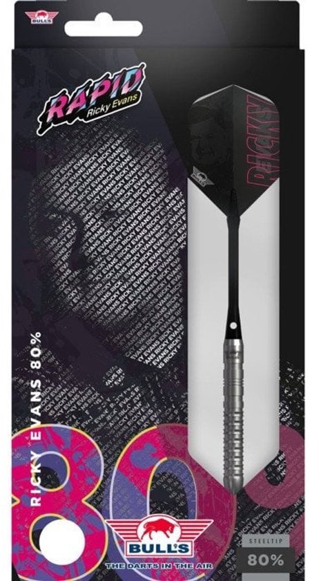 Bull's Ricky Evans E2 80% - Dartpijlen 25 Gram | bol