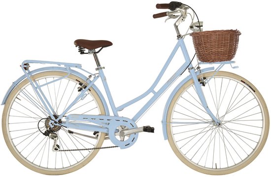 Stadsfiets 28 inch VIAGGIO, lichtblauw | bol