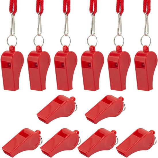 12 Stuks Professionele Sport Fluitje Plastic Scheidsrechters Fluitjes ...