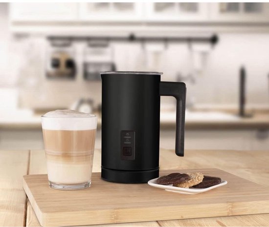 CRLYN® Melkschuimer Elektrisch - Melkopschuimer - Handmatig - Zwart | bol