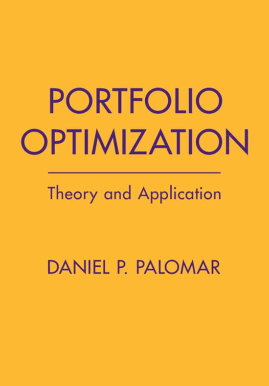 Portfolio Optimization | 9781009428088 | Daniel P. Palomar | Boeken | bol