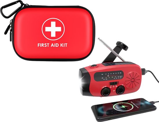 Compleet Noodpakket – NOVIFY Noodradio Oplaadbare Radio met Powerbank ...