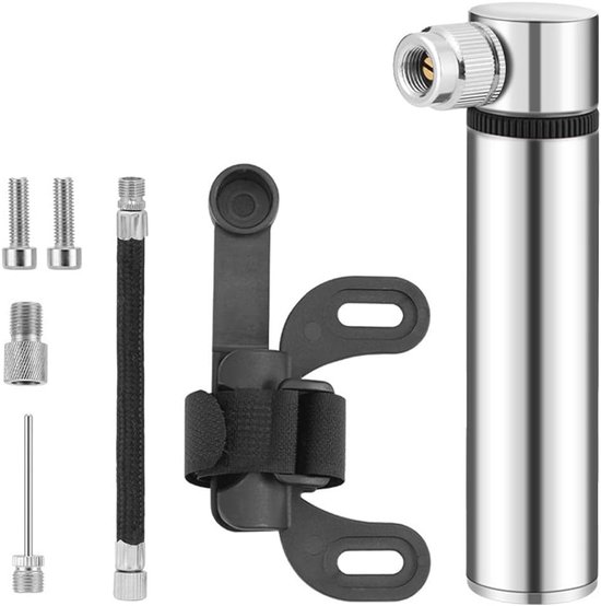 Compacte Mini Fietspomp voor Fiets en Ballen - 120 PSI Hogedruk | bol