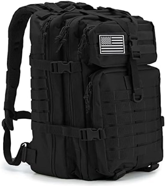 PolkaHome 45L Grote Tactische Militaire Rugzak voor Heren - Leger ...
