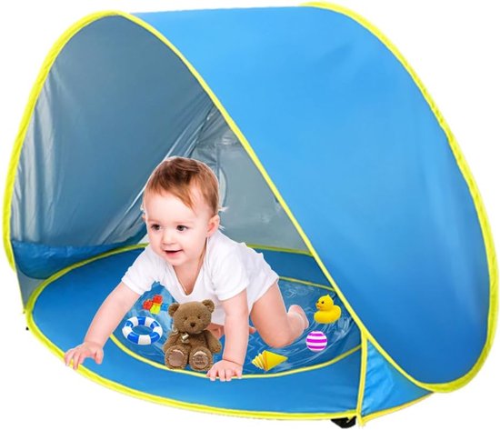 Strandtent baby - Zomeruitje - Baby zonnescherm - UV bescherming - Pop ...