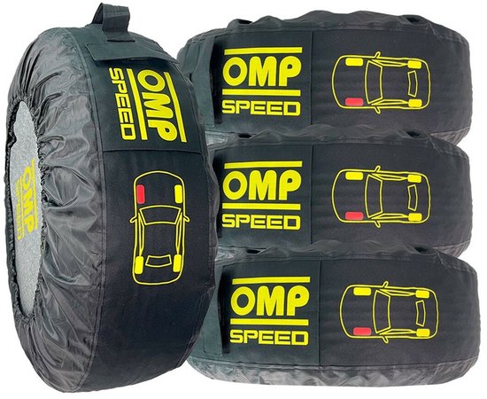 Tyre cover set OMP Speed (4 Stuks) (32 cm) | bol